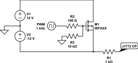Microcontroller How To Get Negative Voltage On PWM Signal Electrical Engineering Stack Exchange