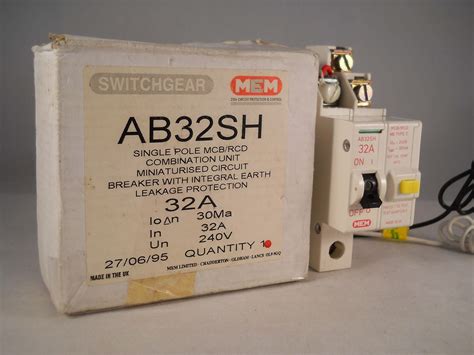 Mem Memera 2000 Rcbo Mcb Rcd 32 Amp 30ma Type C 32a Rcd Memshield 2