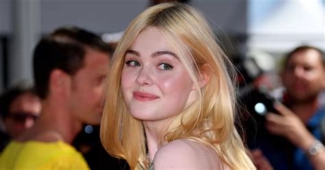 Elle Fanning Risks Nip Slip As She Flaunts Sideboob In A Backless Dress