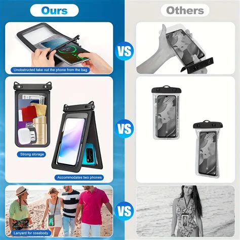 Large Floating Waterproof Phone Pouch Double Space Temu