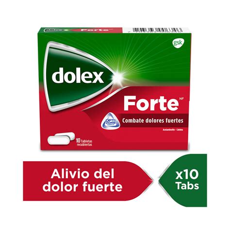 Dolex Forte Nf Tableta 500mg 65mg Caja X 10 Unds Farmacia Pasteur