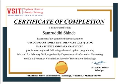 Datascience Machinelearning Python Cltv Analytics Ai Samruddhi