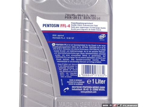 Pentosin 83220440214 Double Clutch Transmission Fluid Dctf 1 1 Liter