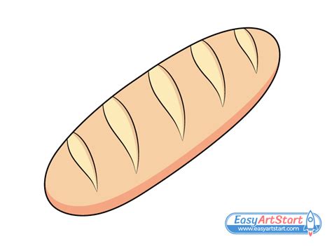 How To Draw Bread In 4 Easy Steps EasyArtStart