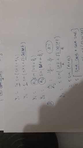 A Body Executing Shm At A Displacement X Its Pe Is E1 At A Displacem