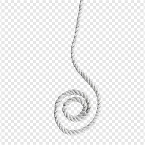 White Nautical Rope Coiling Design Una Ripresa Dello Studio Marittimo