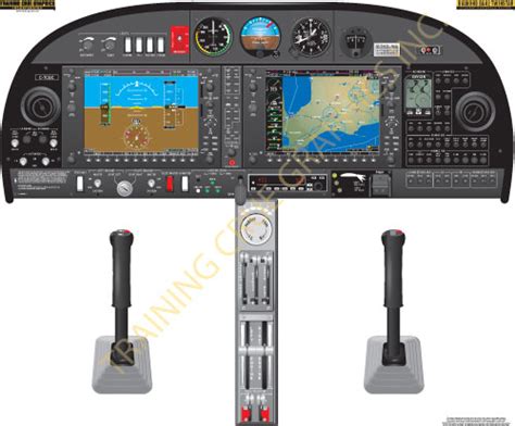 Diamond Da42 Twinstar 24 Cockpit Poster Afe