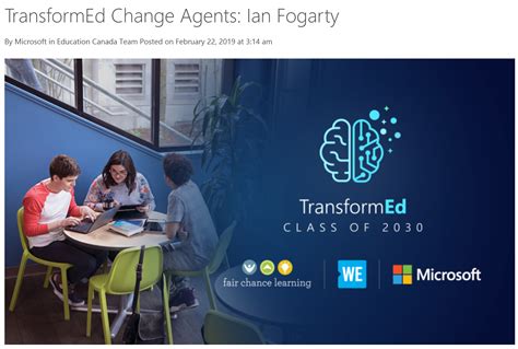Microsoft Transformed Blog Publishes Current Generation Current