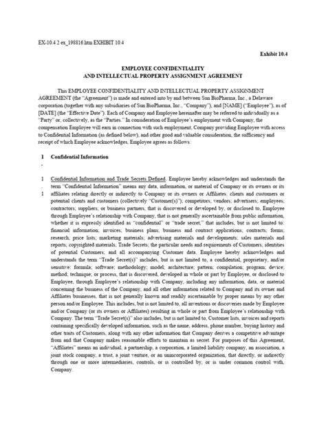 Ip And Patent Assignment Agreement Pdf Legal Remedy Trade Secret