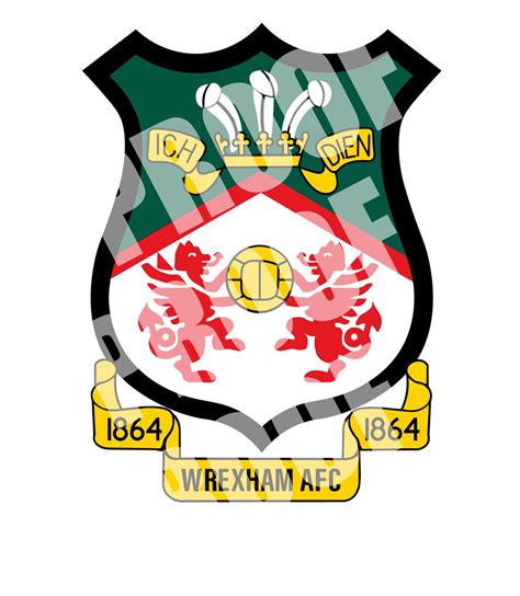 Logotipo De Wrexham Afc Svg Etsy México