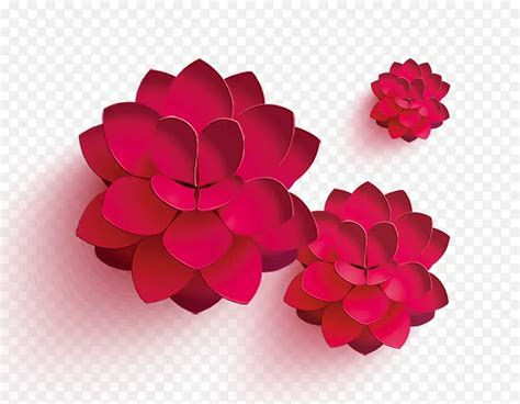 3D立体牡丹纸雕PNG图片素材下载 图片编号8838630 PNG素材网