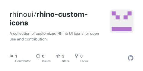 Github Rhinouirhino Custom Icons A Collection Of Customized Rhino Ui Icons For Open Use And