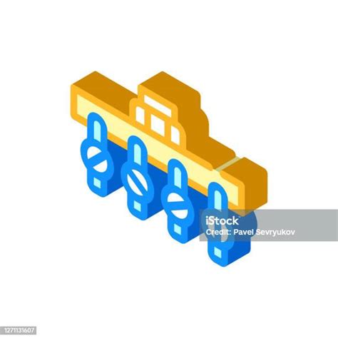 灌溉管道系統等軸圖示向量圖示向量圖形及更多商標圖片 商標 技術 插圖 Istock