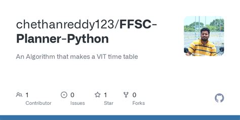 Github Chethanreddy Ffsc Planner Python An Algorithm That Makes A