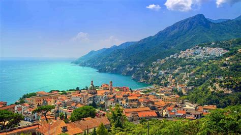 Salerno Seaside Horizon — Italian Cityscape Hd Wallpaper 1920x1080