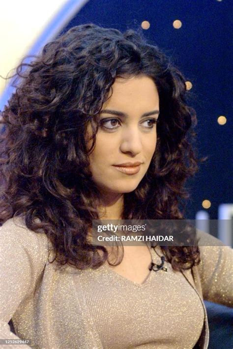 Lebanese Singer And Tv Presenter Dania El Khatib Poses For A Picture Nachrichtenfoto Getty