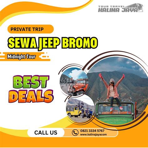 Harga Sewa Jeep Bromo Kalina Jaya
