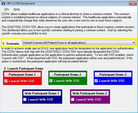 Configuring The Leadtools Ccow Dashboard Demo Raster Medical