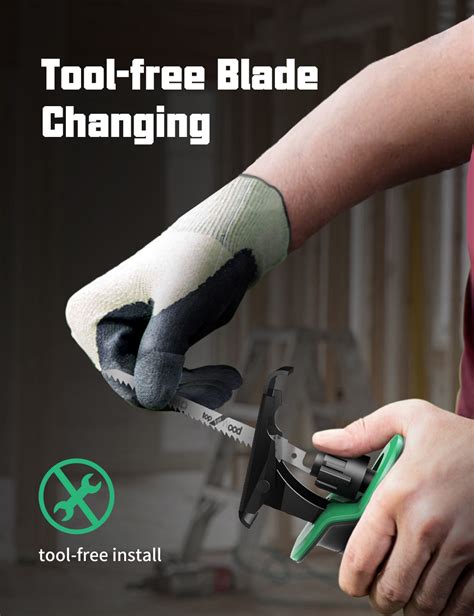 Kimo Reciprocating Saw Kimo 20v 2 0ah Cordless Pole Saw W 8 Inch