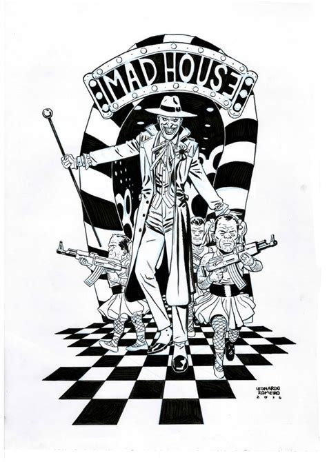 Chiaroscuro Studios S Comic Art Shop Joker Pencils Inks Leonardo
