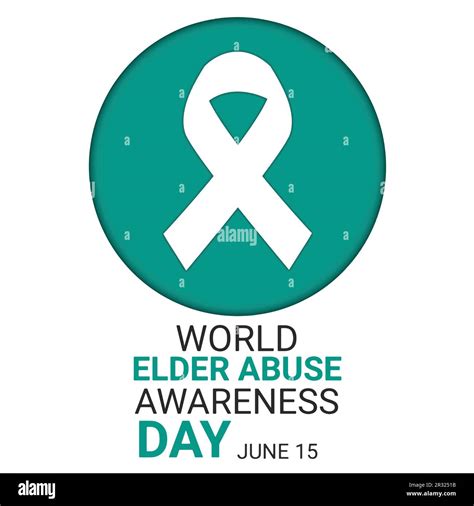 World Elder Abuse Awareness Day Vector Illustration June 15 Suitable