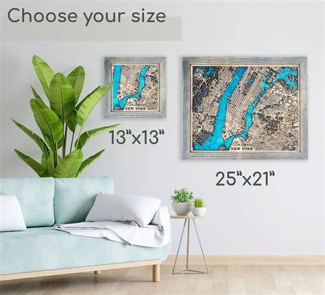 Custom City Map Wall Art Laser Cut Map Couple T Custom Wood Map
