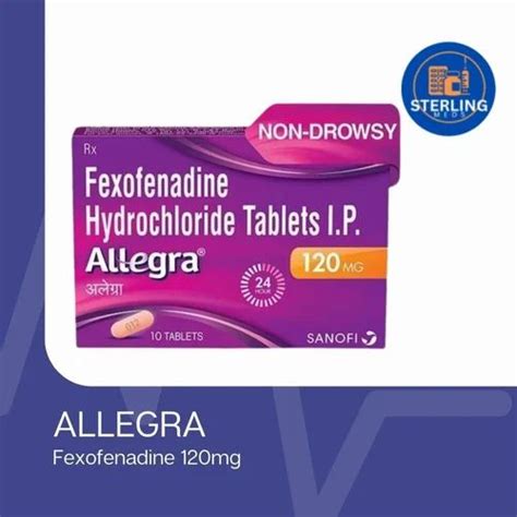 120mg Allegra Fexofenadine Hcl Tablets At ₹ 265 Box Fexofenadine Hcl Tablet In Nagpur Id