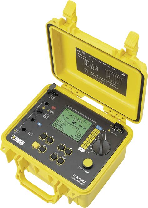 Chauvin Arnoux C A 6549 Isolatiemeter 40 V 5100 V 10 TΩ Conrad nl