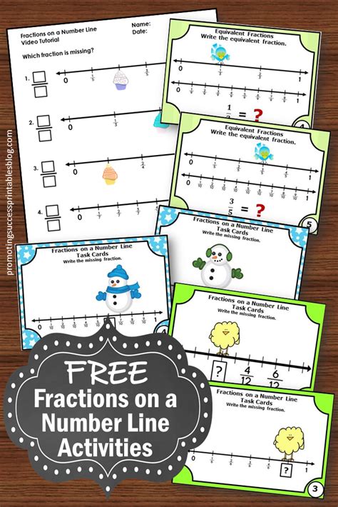 Free Fractions On A Number Line Activities 3rd Grade Teaching
