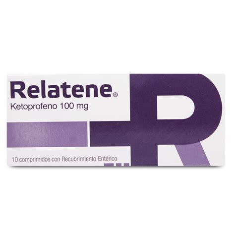 Relatene Ketoprofeno 100 Mg 10 Comprimidos Recubiertos Cruz Verde