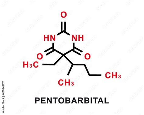 Pentobarbital Chemical Formula Pentobarbital Chemical Molecular
