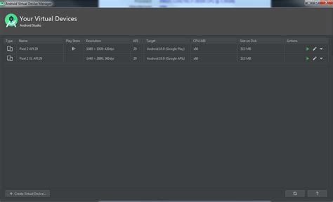 Can T See Android Emulator When Apparently It Already Is Running Android Enthusiasts Stack