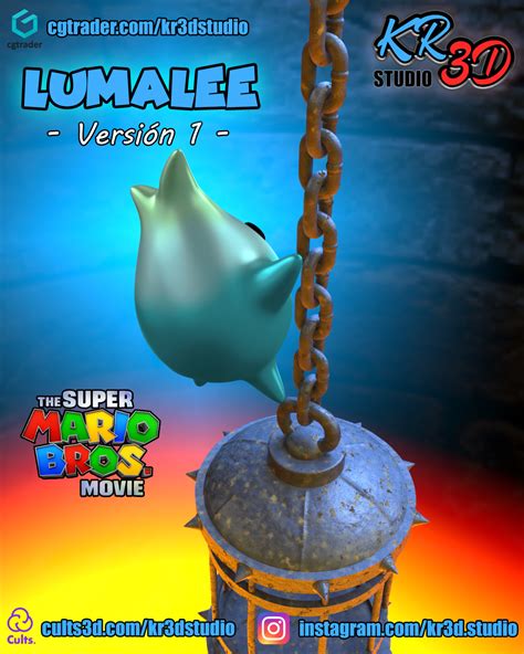 Archivo Stl Lumalee Versión 1 Super Mario Bros 2023 🍑 ・plan Para