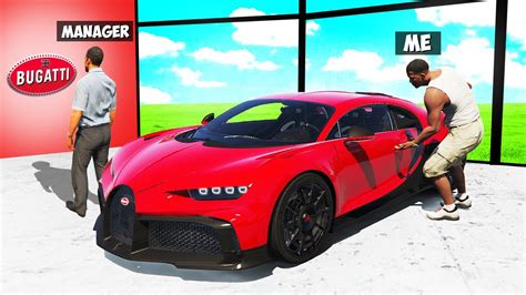 Stealing Every Bugatti From The Showroom In Gta 5 Youtube
