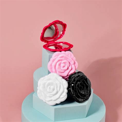 Cute Girls Make Up Mirror Square Folding Mirror Wi Grandado