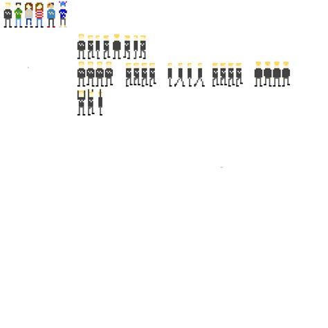 Buffy Game Sptite Sheet Pixel Art