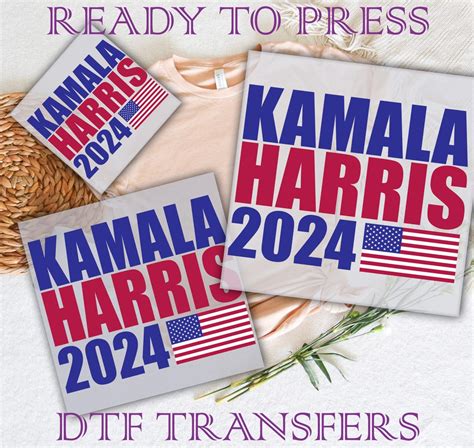 Kamala Harris 2024 DTF Kamala Harris 2024 Dtf Dtf Transfer Ready To