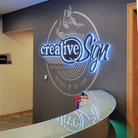 Our New Edge Lit Logo Creative Sign Company Inc