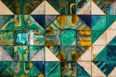 Background Ceramic Tile Pattern Stock Image Image Of Symmetrical Work 96478405