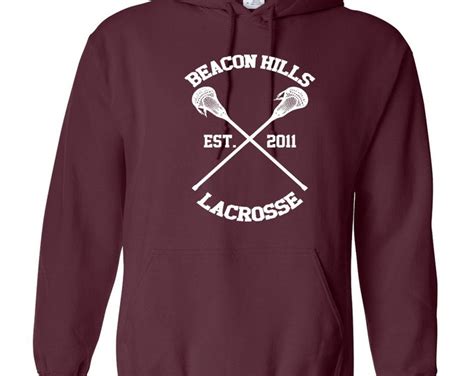 Beacon Hills Lacrosse Hoodie Teen Wolf Stilinski Lahey Etsy