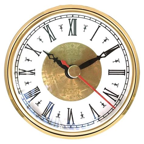 3 1 Inch 80 Mm Round Quartz Clock Insert Clock Movement Insert Gold