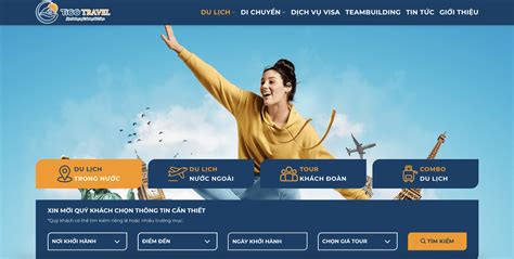 Thiết kế website du lịch lữ hành chuyên nghiệp giao diện độc quyền