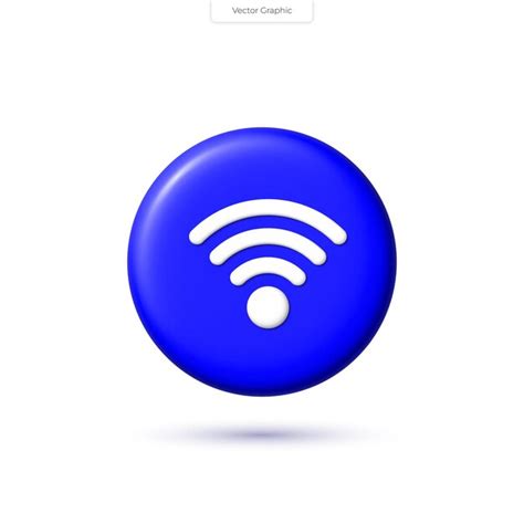 Premium Vector 3d Icons Of Wifi Signal Vector Illustration