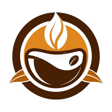 Creative Coffee Logo Vector Art Illustration Stock Illustration