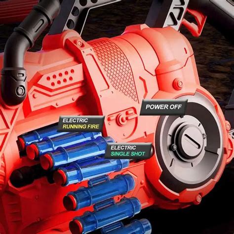 Buy New Gatling Electric Continuous Launch Shell Throwing Soft Bullet