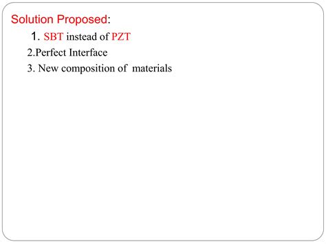 Mfsfet Metal Ferroelectric Semiconductor Field Effect Transistor Pptx