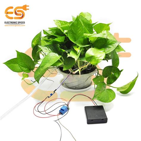 Soil Moisture Sensor And Automatic Watering System With Mini Pump For Ardunio