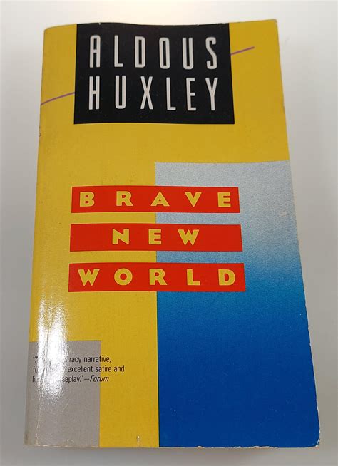 Aldous Huxley Brave New World Rbadscificovers