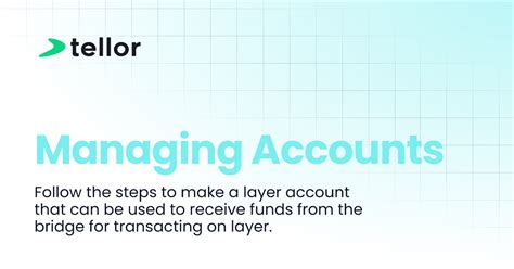managing accounts layer docs