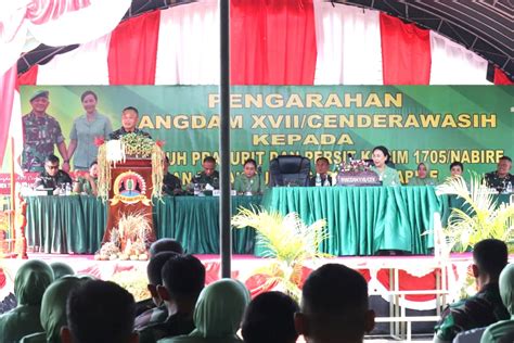 Pangdam XVII Cenderawasih Berpesan Agar Anggota Persit Jaga Toleransi